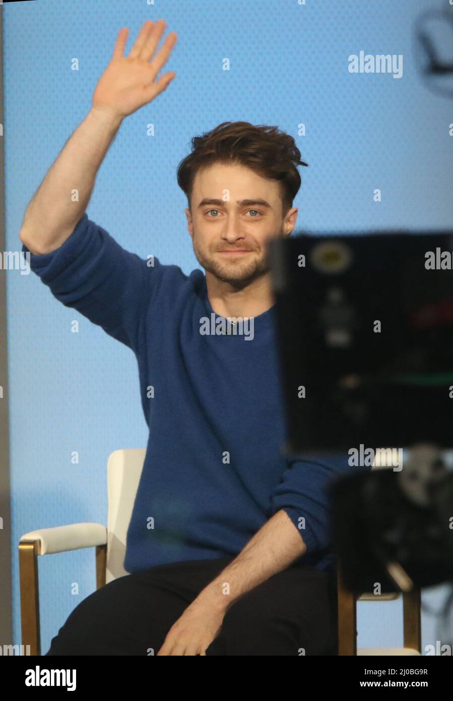 New York, USA. 17th Mar, 2022. Daniel Radcliffe at Good Morning America ...