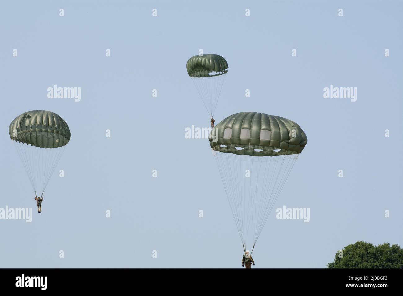 RAF Fairford, Gloucestershire, England: July 15th 2018 World War II ...