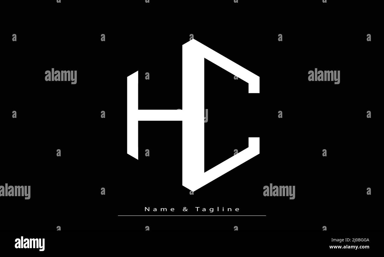 Alphabet letters Initials Monogram logo HC , CH Stock Vector Image ...