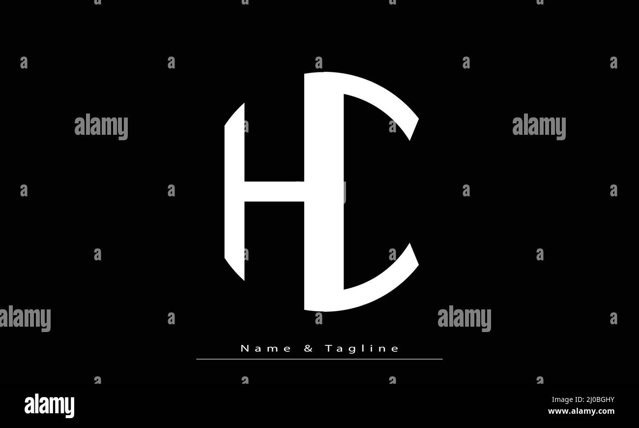 Alphabet letters Initials Monogram logo HC , CH Stock Vector Image ...