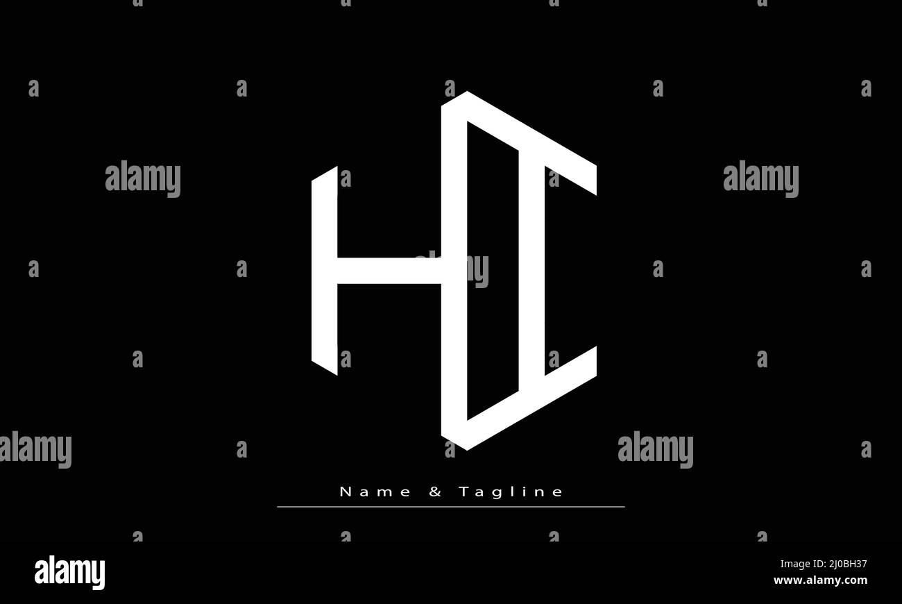 Letter hi logo Stock Vector Images - Alamy