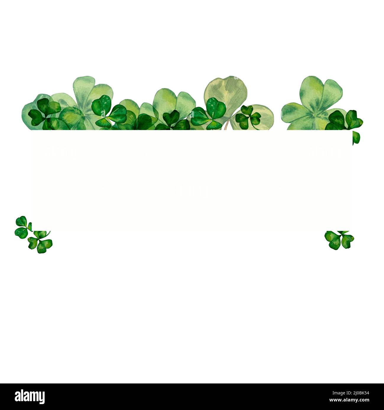 Shamrocks And Clovers Borders