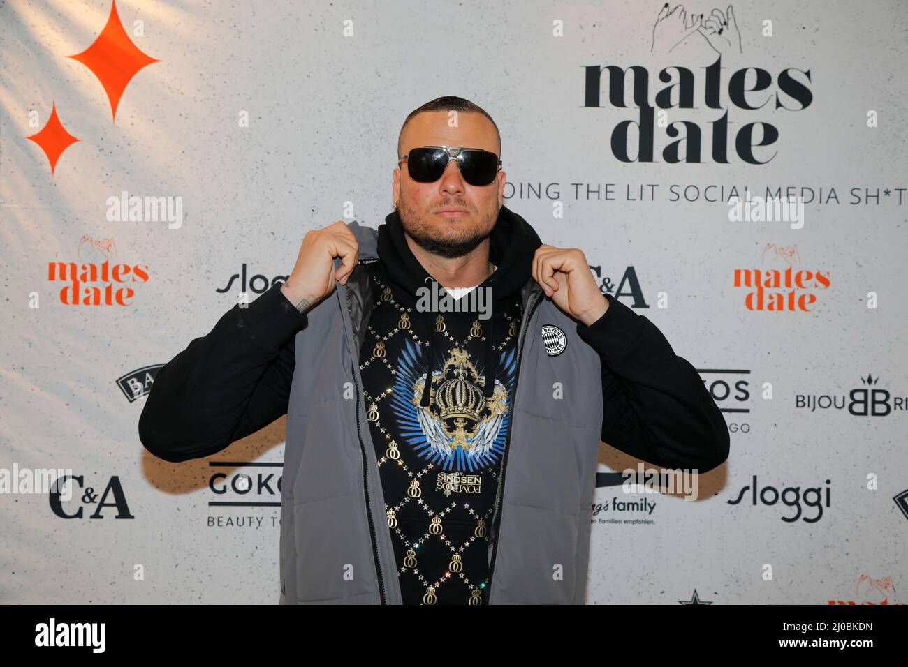 Eric Sindermann beim Mates Date Influencer Event während der Mercedes ...