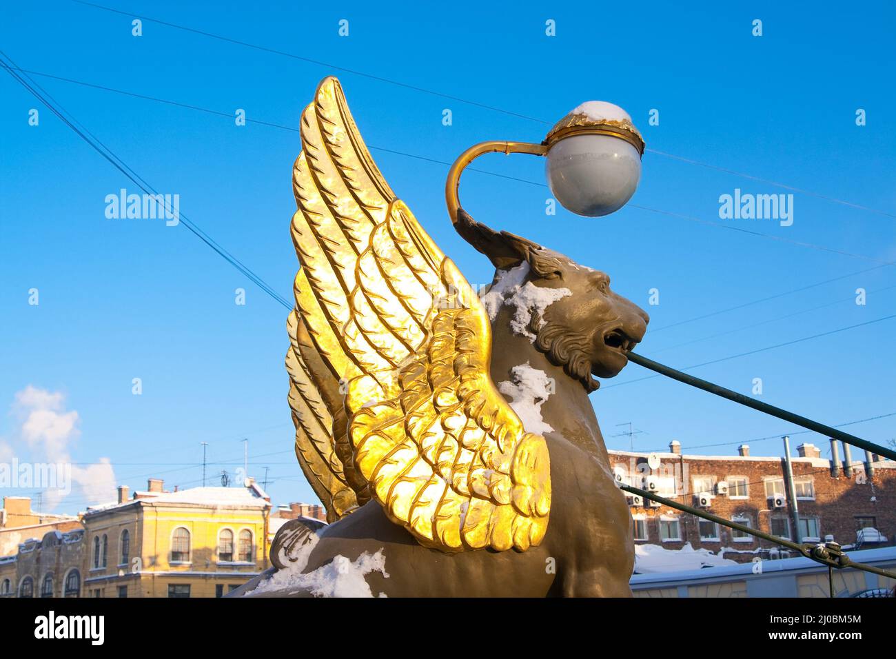 Bank bridge st petersburg hi-res stock photography and images - Alamy