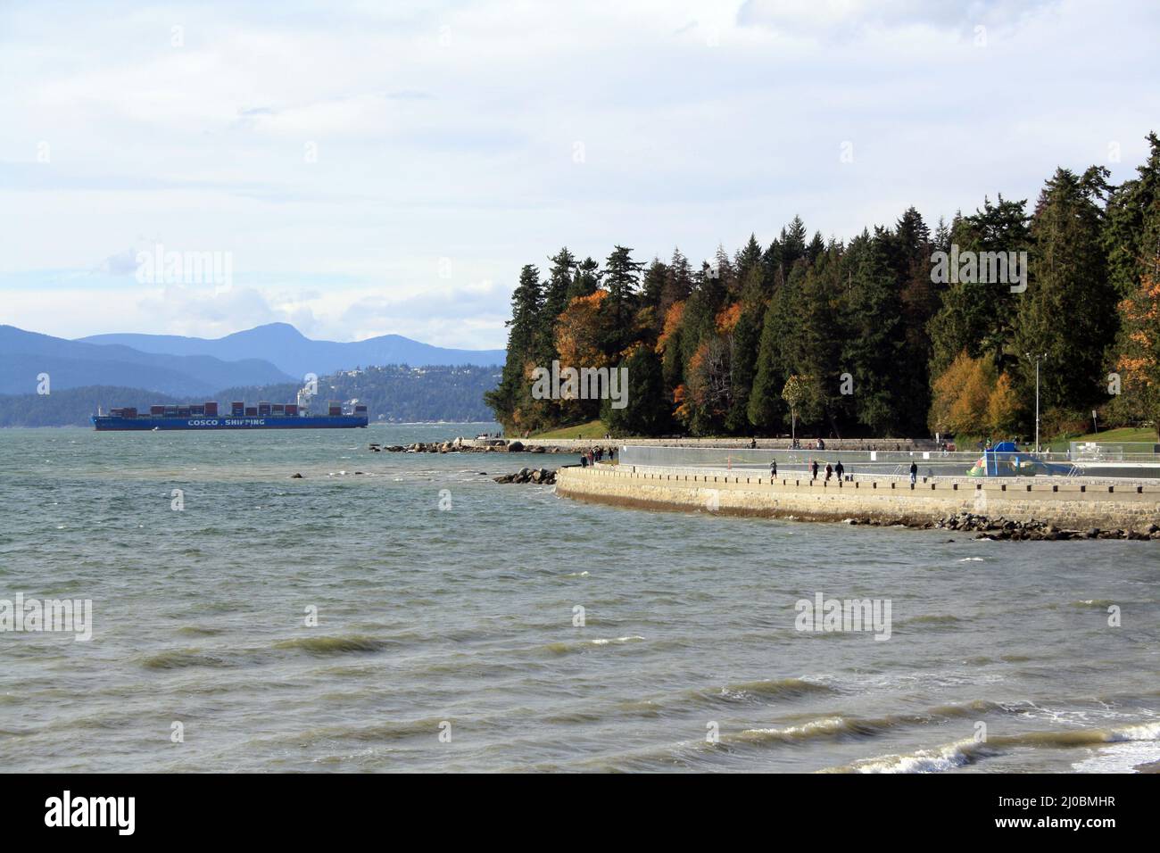Freighter in english bay hi-res stock photography and images - Alamy