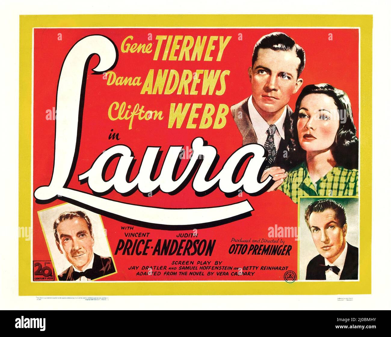 Laura 1944 gene tierney Cut Out Stock Images & Pictures - Alamy