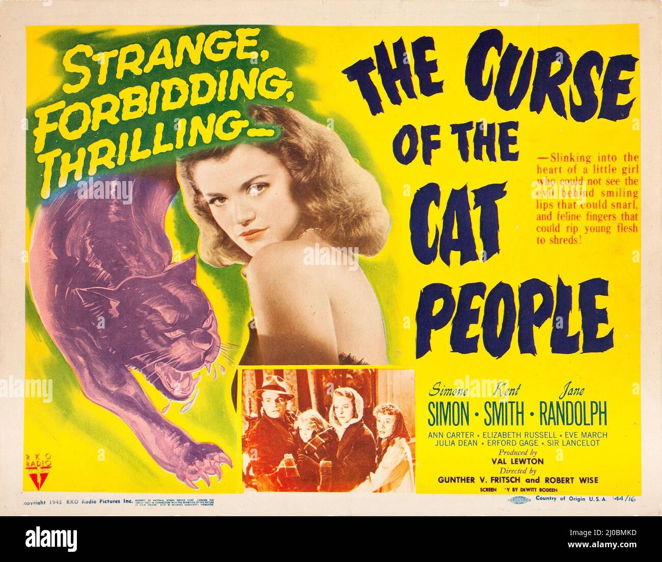 SIMONE SIMON in THE CURSE OF THE CAT PEOPLE (1944), directed by ROBERT ...