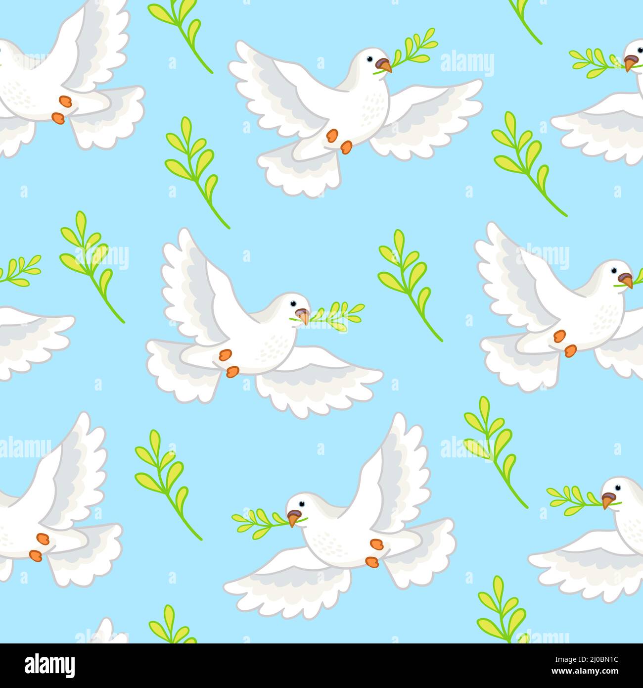 Cartoon Flying Dove