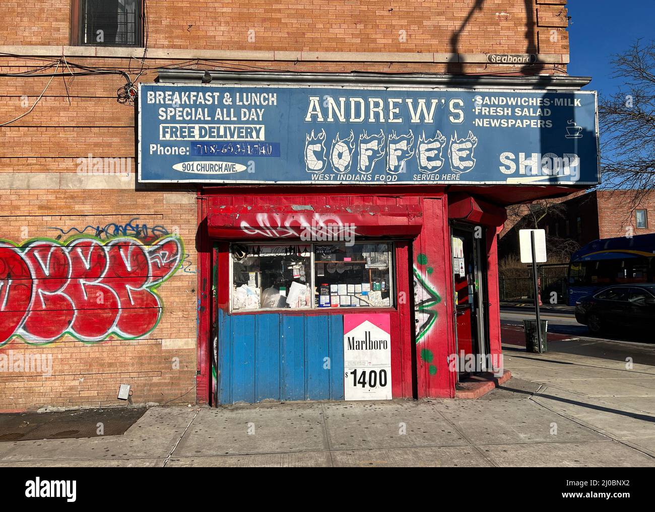 Small bodega & coffee shop on Coney Island Avenue and Church Avenue in ...
