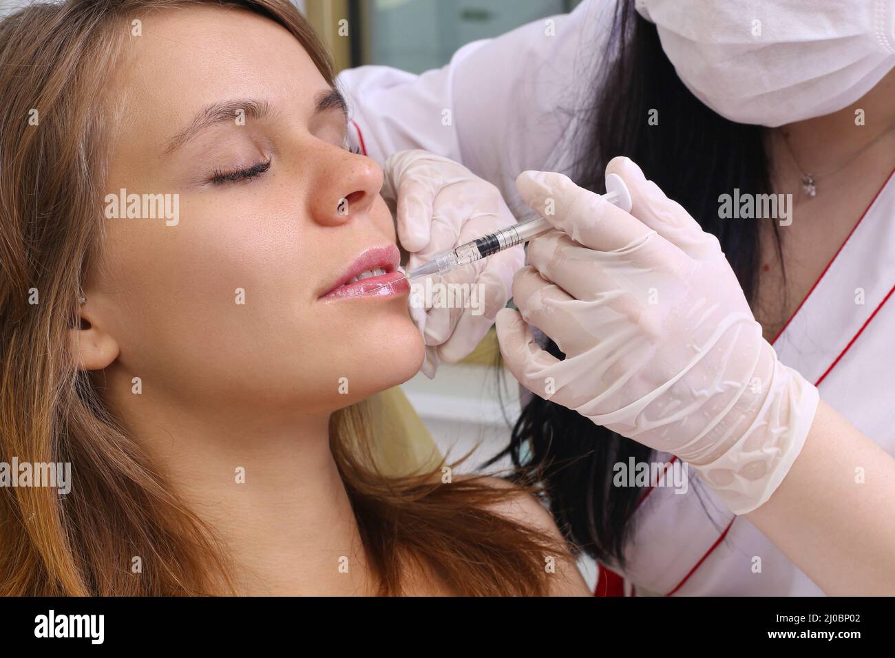 Beauty injection in skin adult hi-res stock photography and images - Alamy
