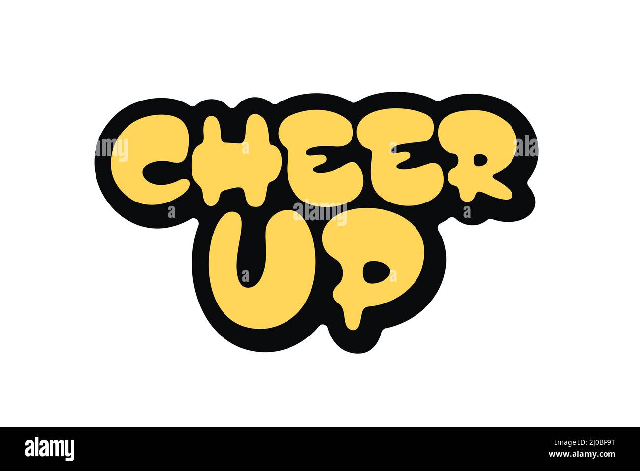 Cheer Up vector lettering Stock Vector Image & Art - Alamy