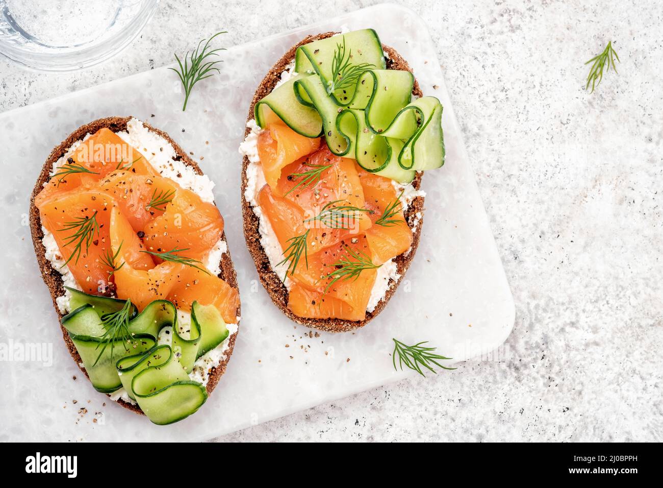Rye bread breakfast sandwiches hi-res stock photography and images - Alamy