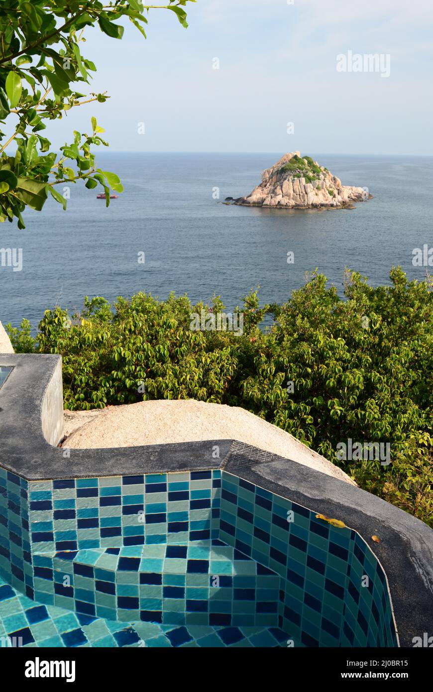 Resort pool in Koh Tao. Chumphon archipelago. Thailand Stock Photo - Alamy