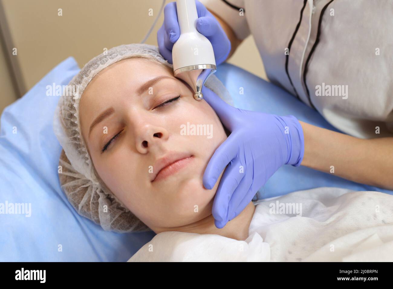 Ultrasound Cavitation anti-aging, Rejuvenation, Lifting Procedure Stock ...