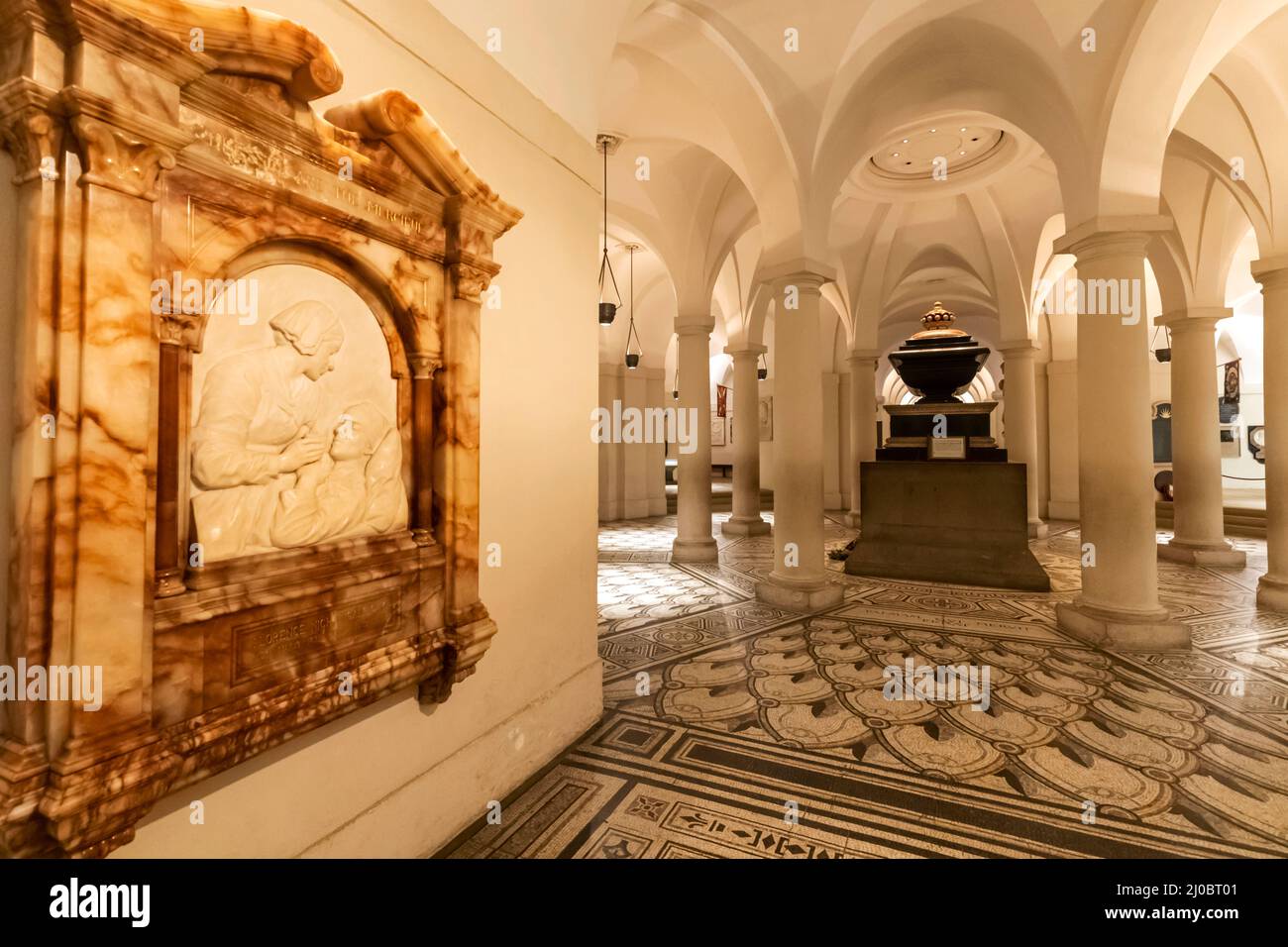 England, London, St. Paul's Cathedral, The Crypt, Florence Nightengale ...