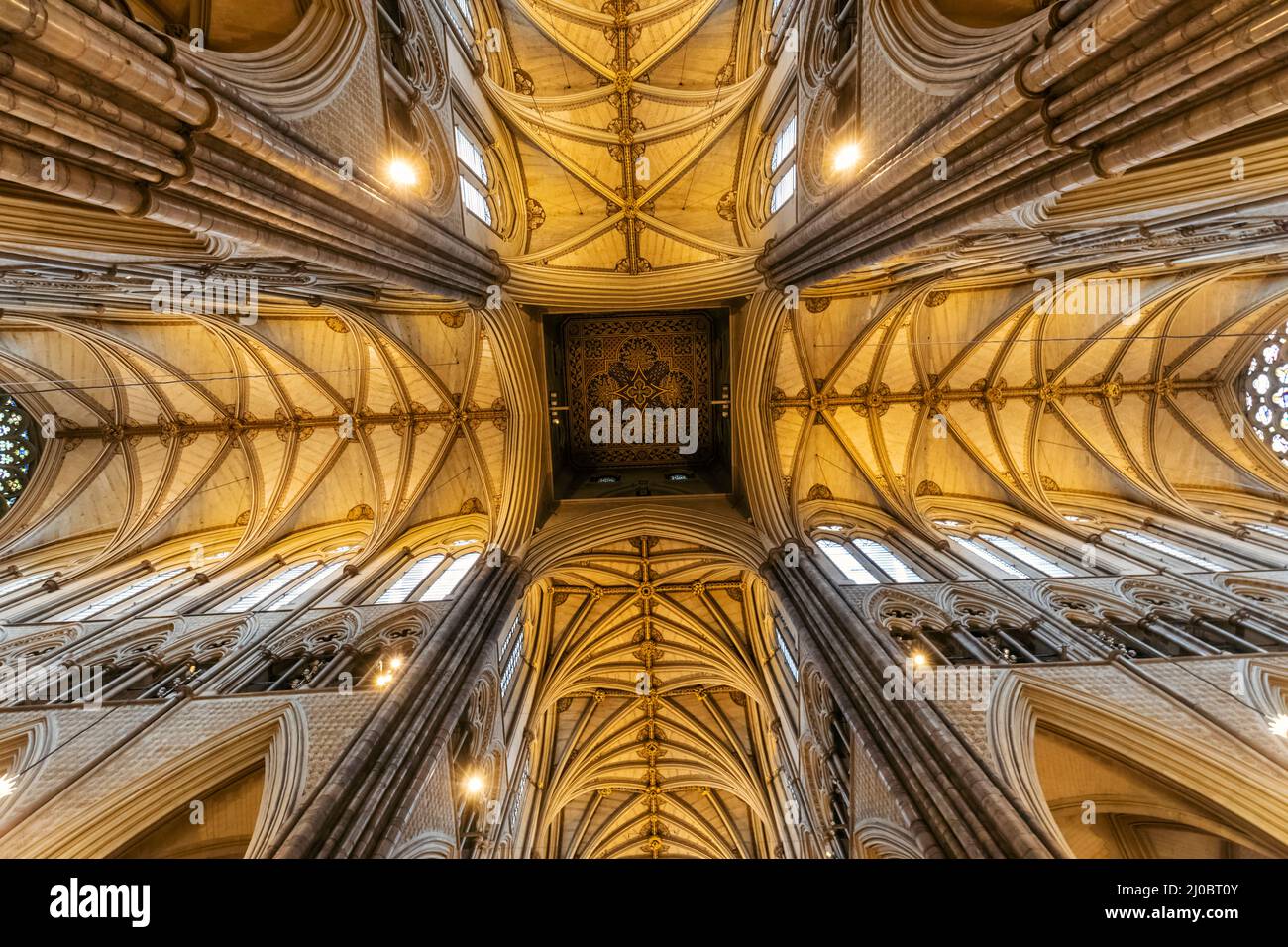 England, London, Westminster Abbey, The Vaulted Ceiling Stock Photo - Alamy