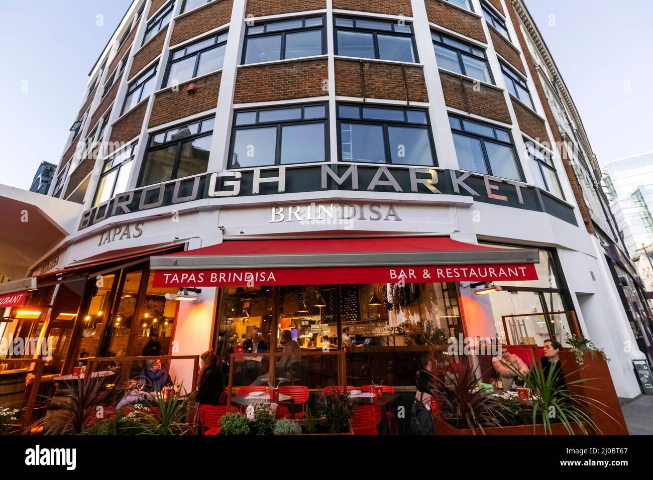 England, London, Southwark, Borough Market, Tapas Brindisa Bar and ...
