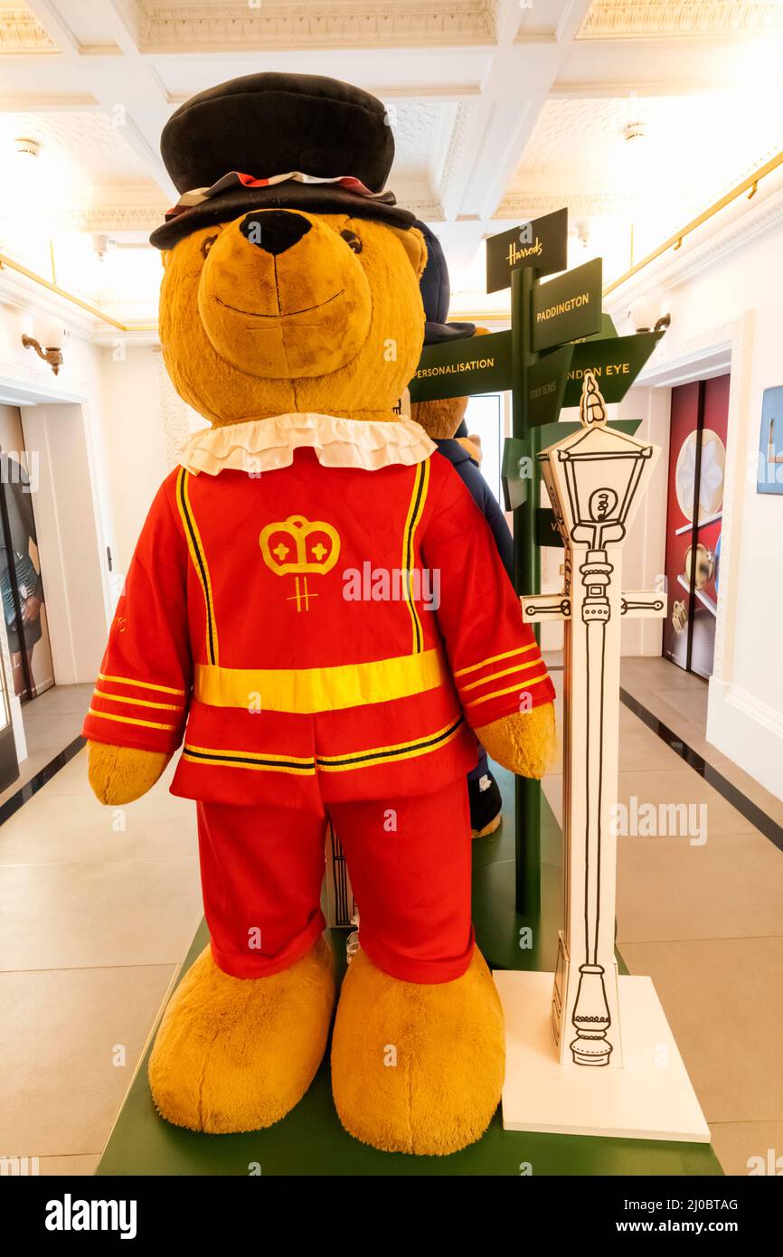 England, London, Knightsbridge, Harrods Department Store, Giant Harrods ...