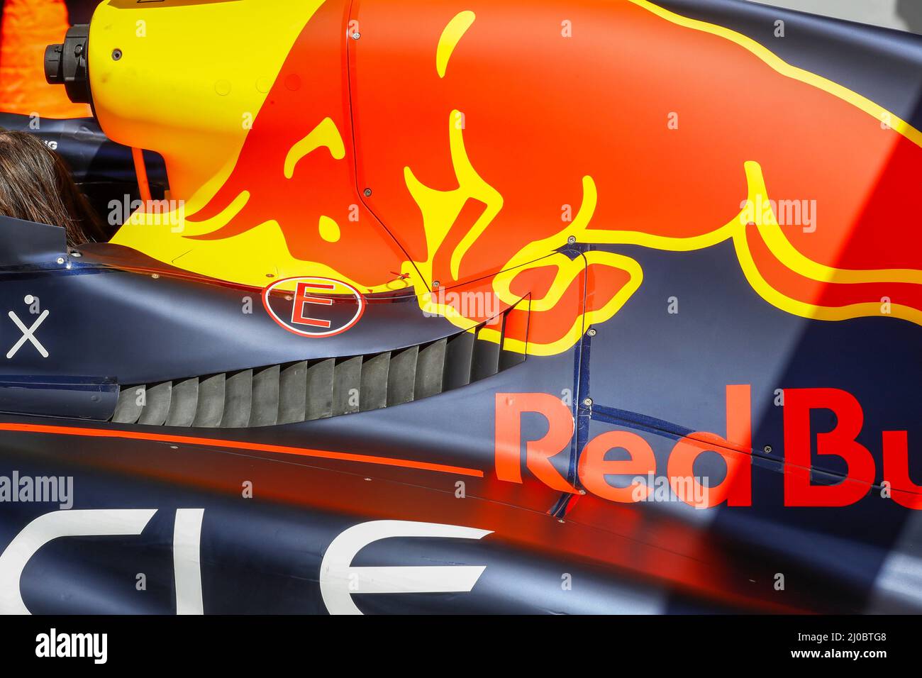 Sakhir, Bahrain. 18th Mar, 2022. Red Bull Racing Honda RB18, mechanical ...