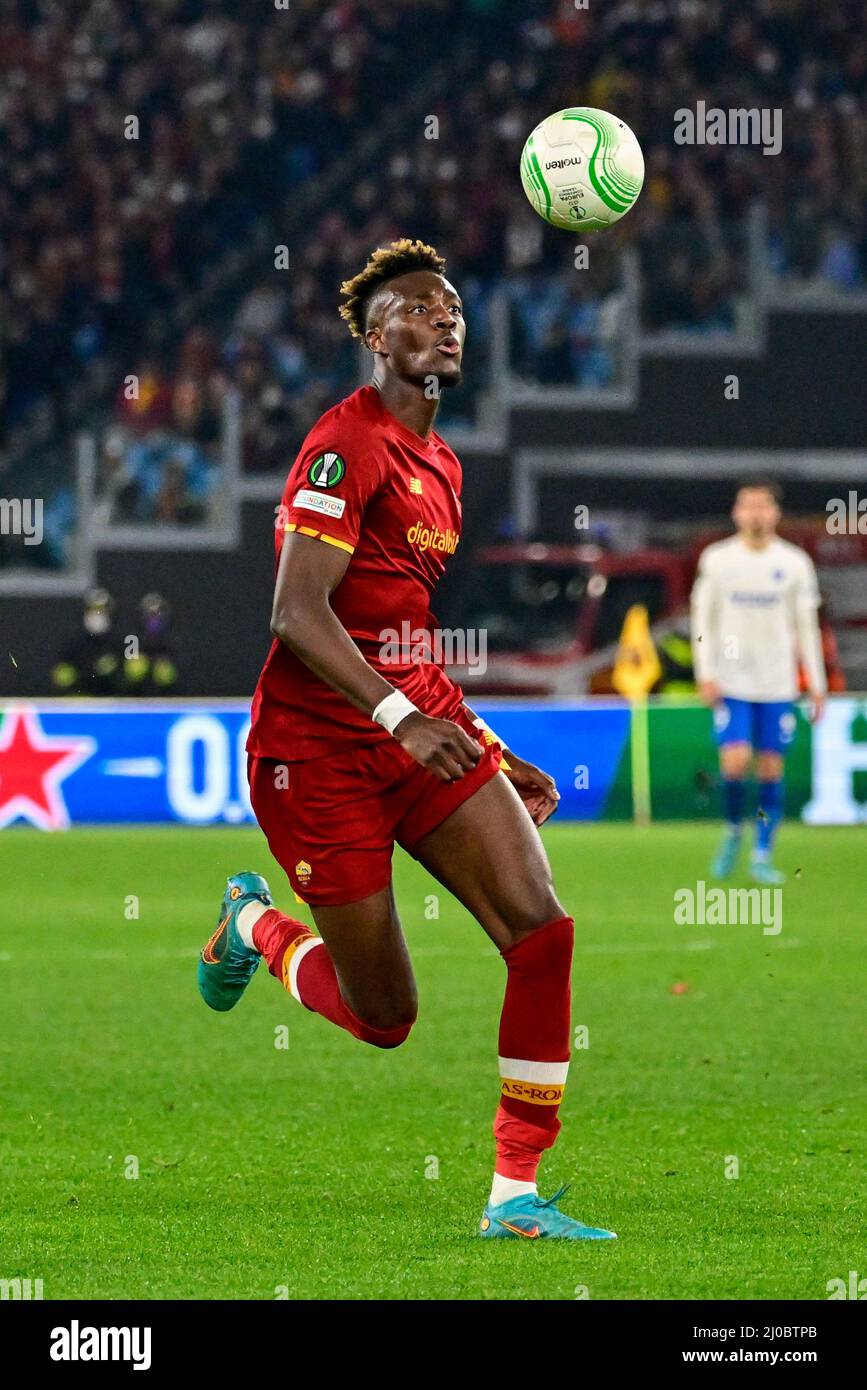 Tammy Abraham (AS Roma) during the UEFA Europa Conference League ...