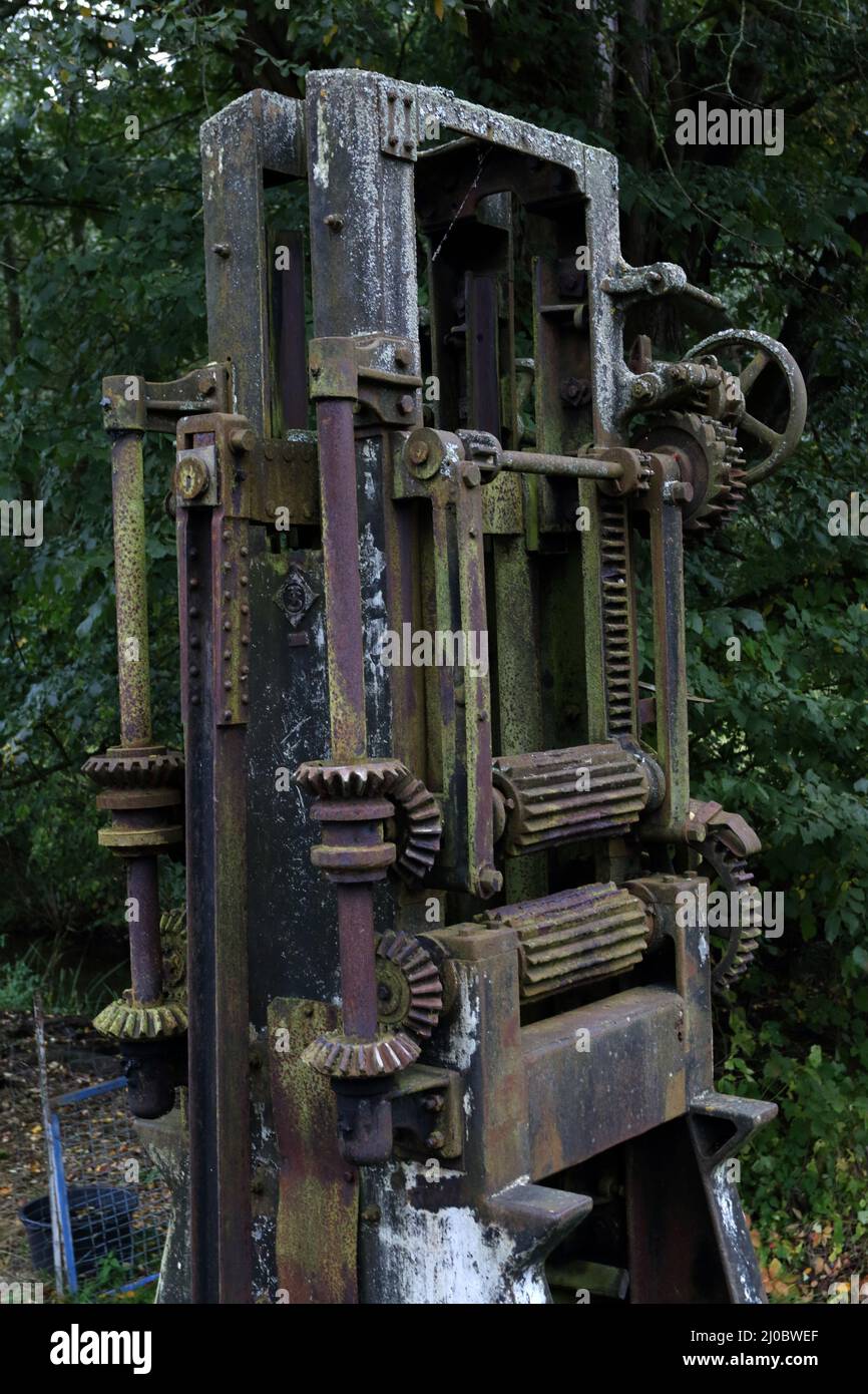 Old Rift Saw, Brandenburg, Germany Stock Photo - Alamy