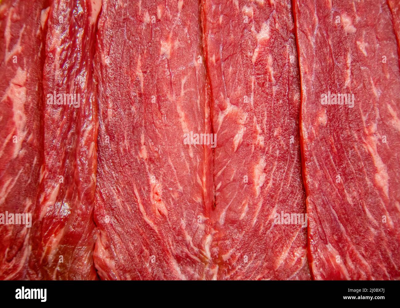 Fresh Meat Background Raw Uncooked Red Beef Meat Texture Closeup