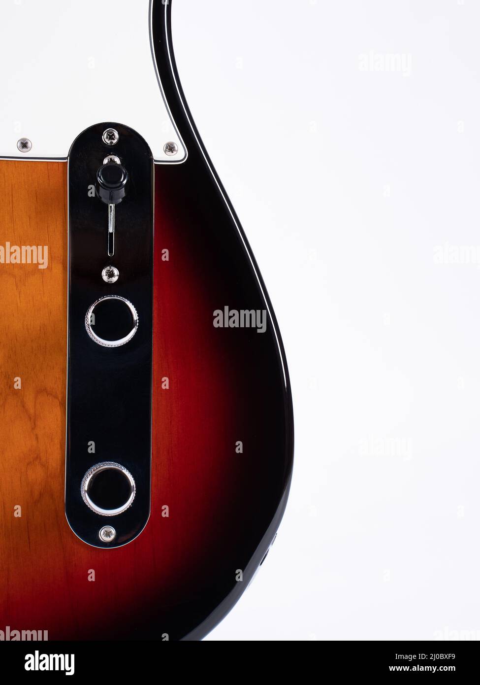 Telecaster volume and tone controls Stock Photo - Alamy