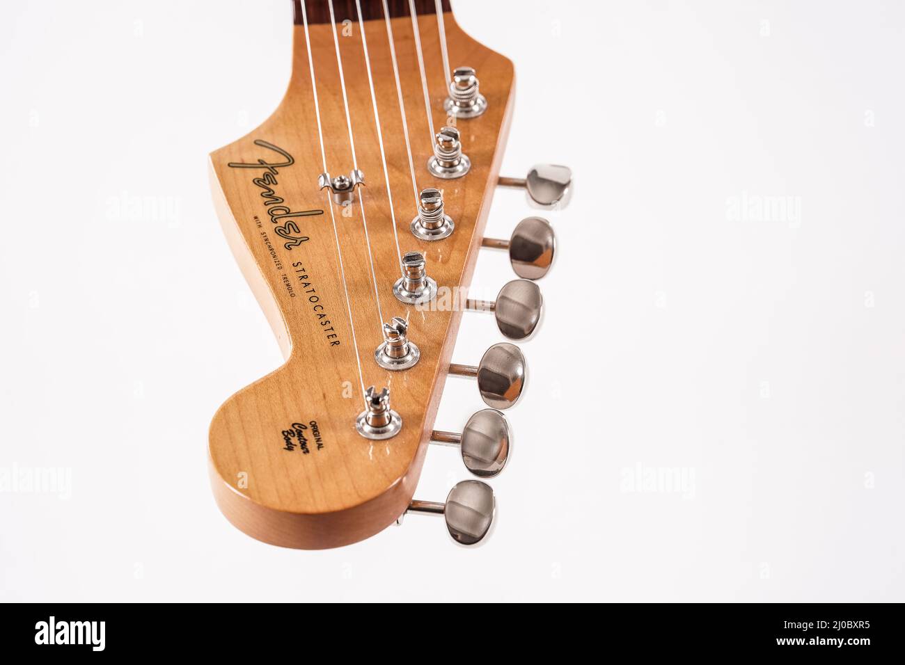Headstock machine head tuners hi-res stock photography and images - Alamy