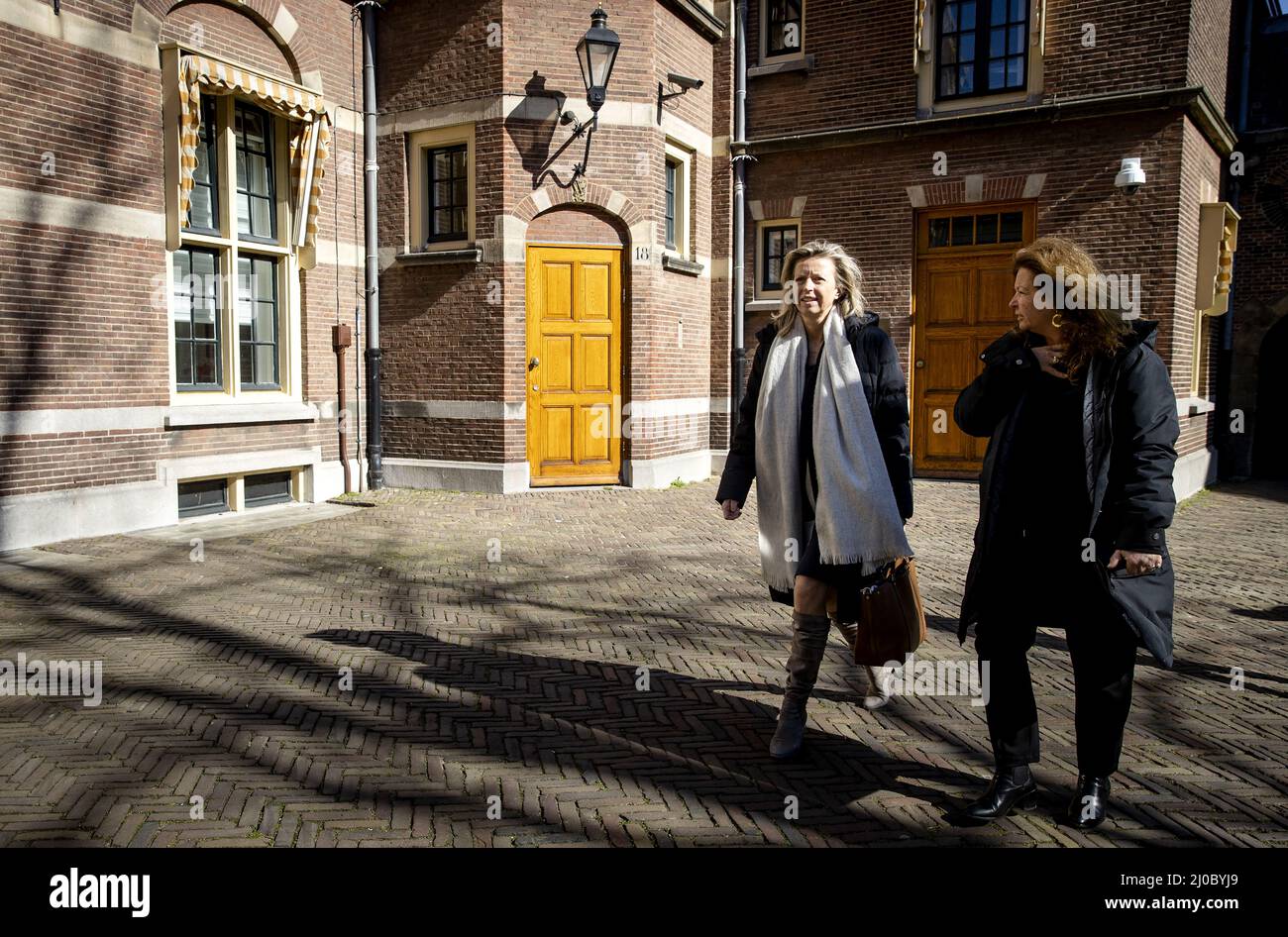 DEN HAAG - Kajsa Ollongren, minister van Defensie, bij aankomst op het ...