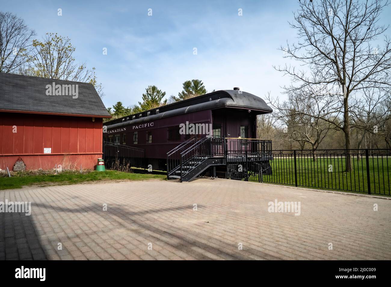 Train in Dundas Valley Trail Centre Conservation in Hamilton, Canada ...