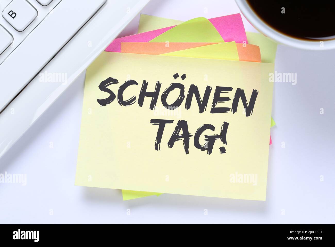 Have a nice day beautiful wish wish work business desk Stock Photo - Alamy