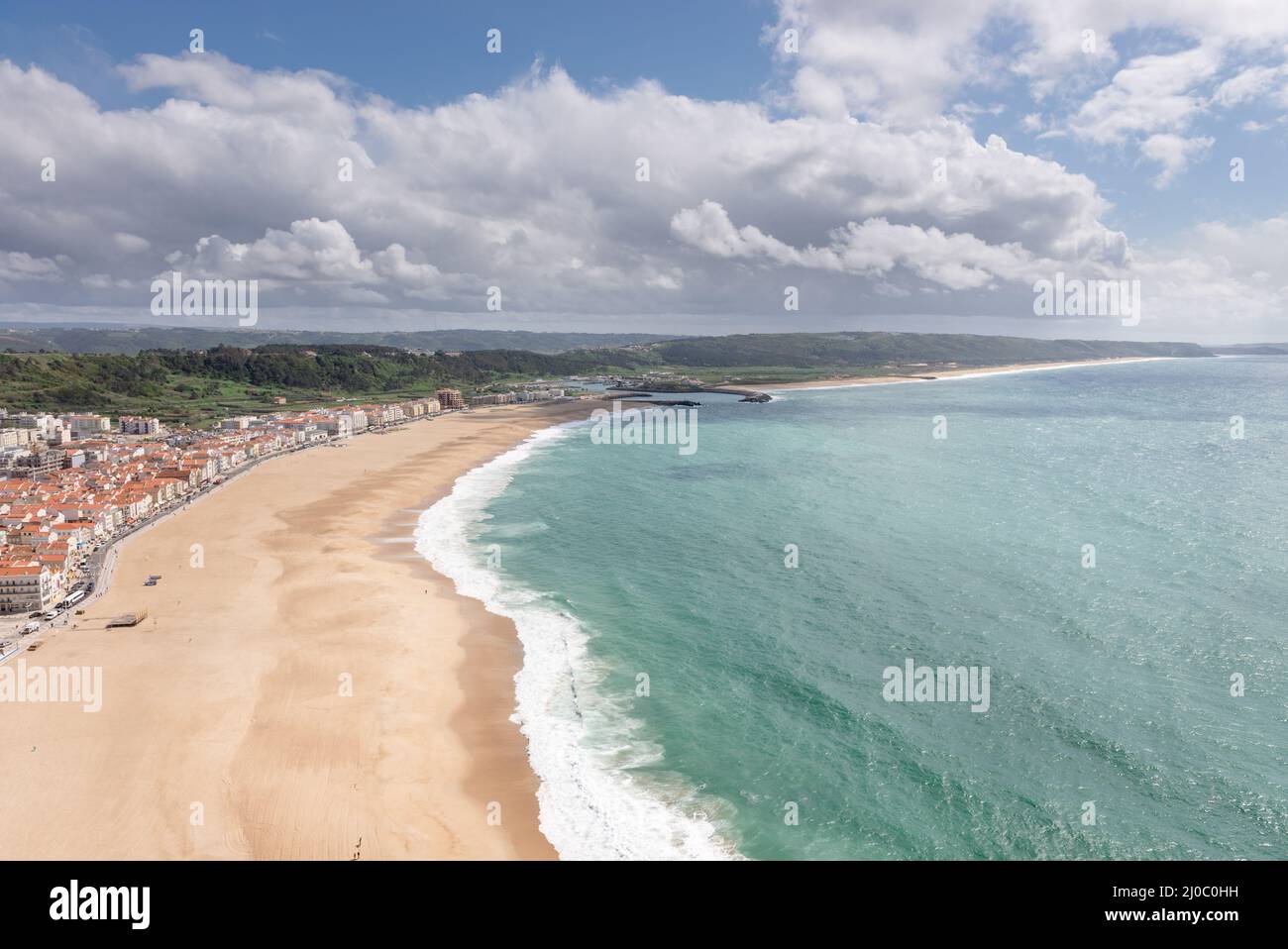 Nazare beach resort hi-res stock photography and images - Alamy