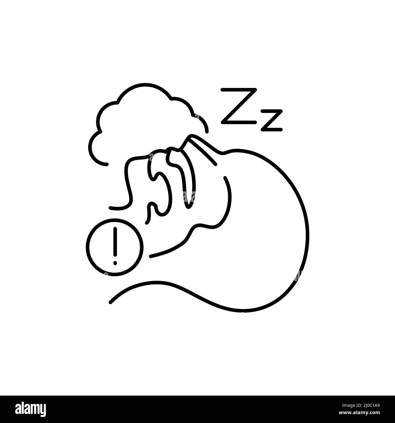 Illustration anatomy body sleep Stock Vector Images - Alamy