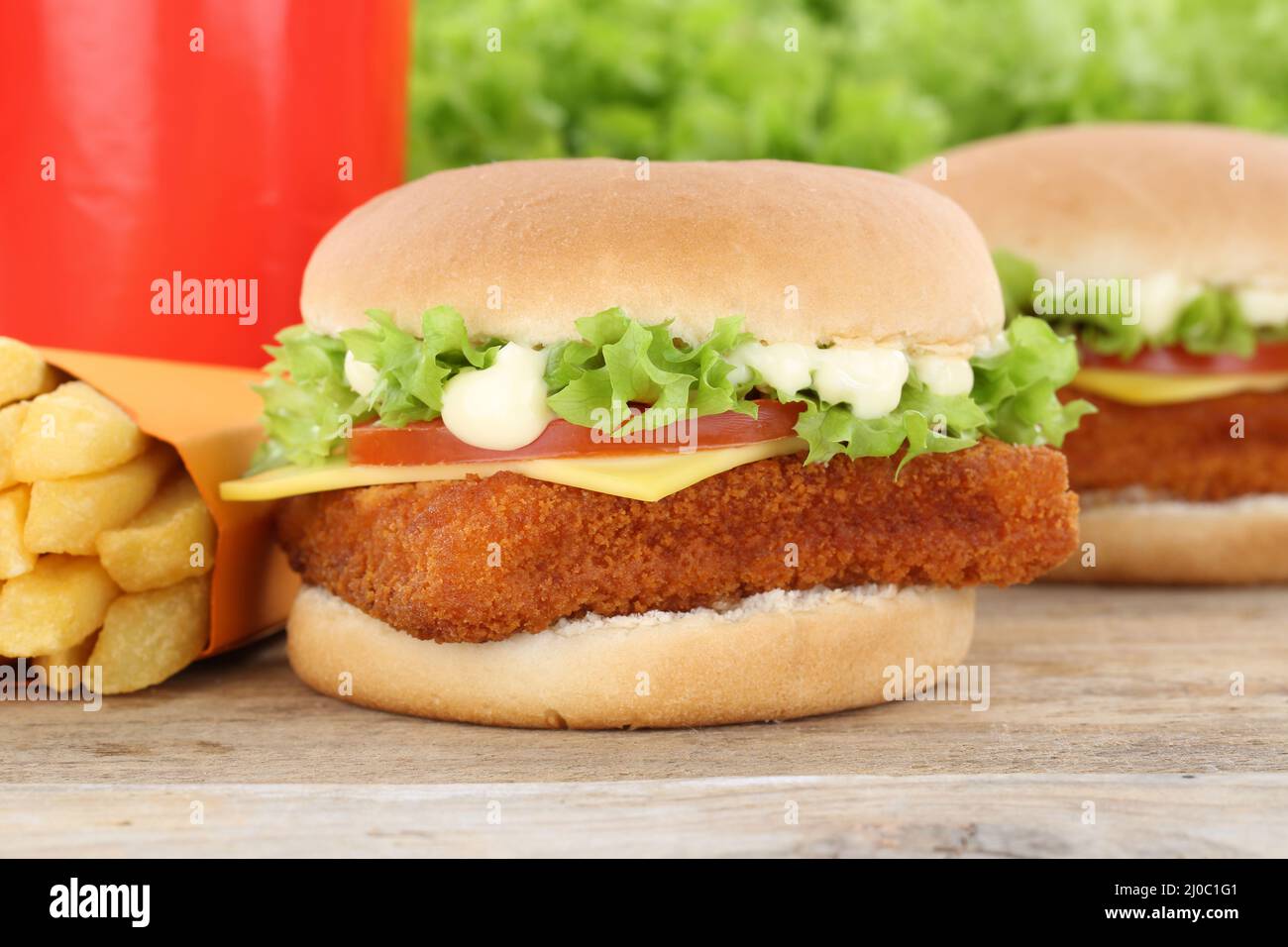 Burger fish hi-res stock photography and images - Alamy