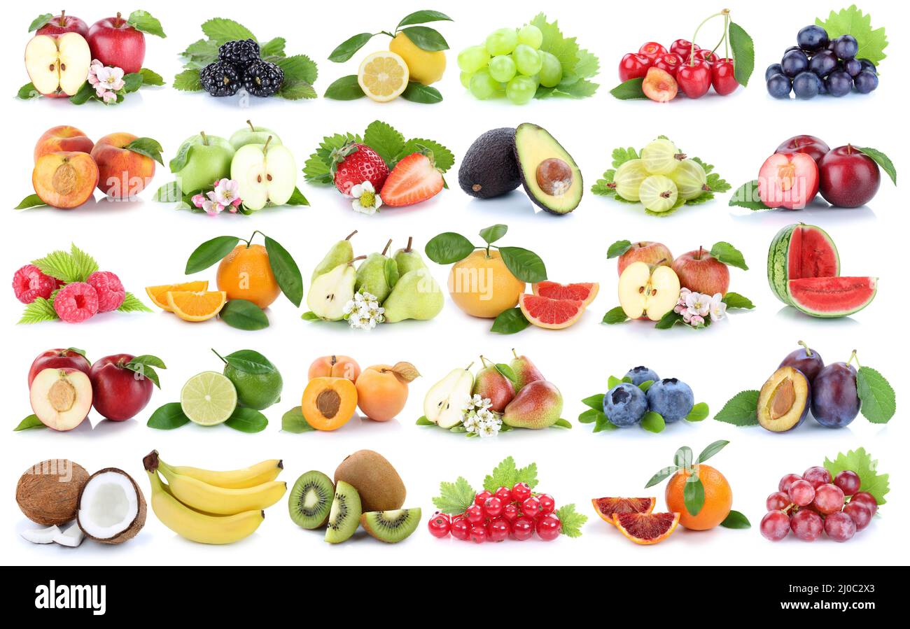 Fruits fruit collage apple orange banana oranges strawberry apples ...