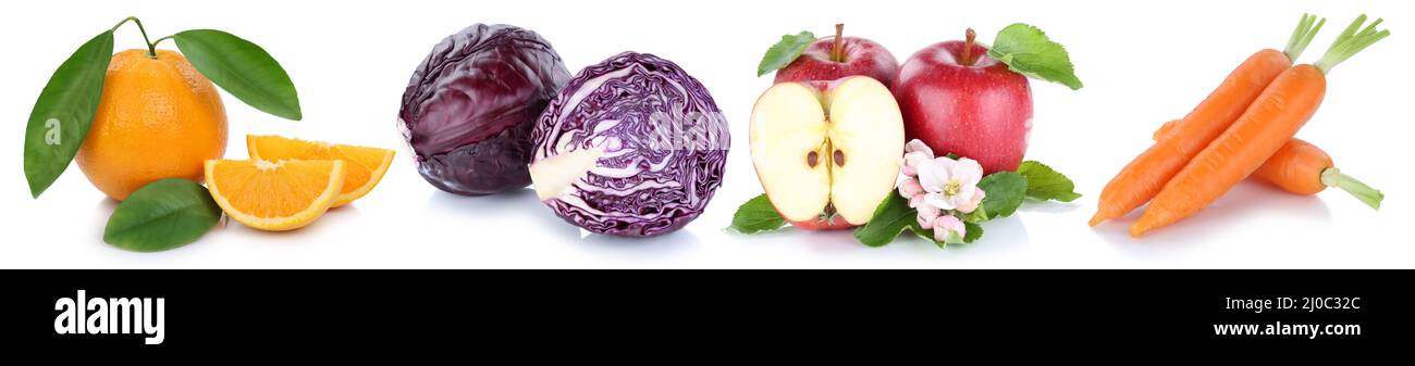 Fruit and vegetables in a row hi-res stock photography and images - Alamy