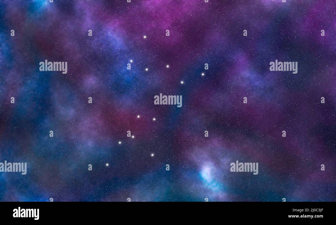 Canis Major star constellation, Night sky, Cluster of stars, Deep space ...