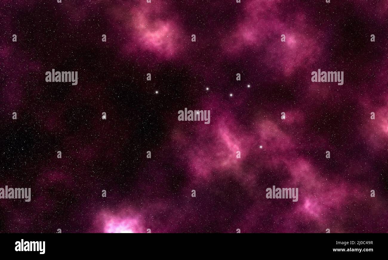 Sculptor star constellation, Night sky, Cluster of stars, Deep space ...