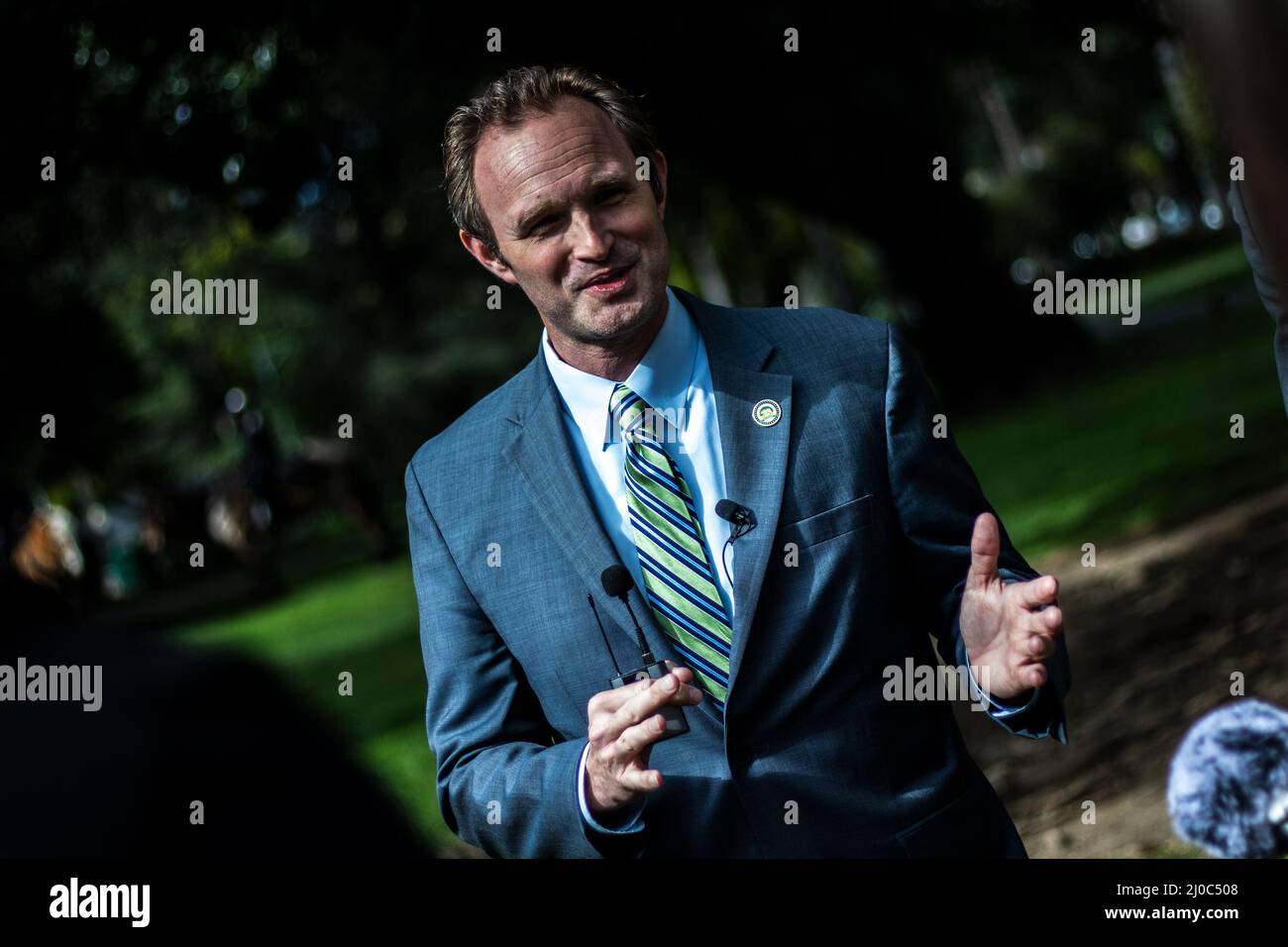 Sacramento, USA. 17th Mar, 2022. State Assembly Minority Leader James ...