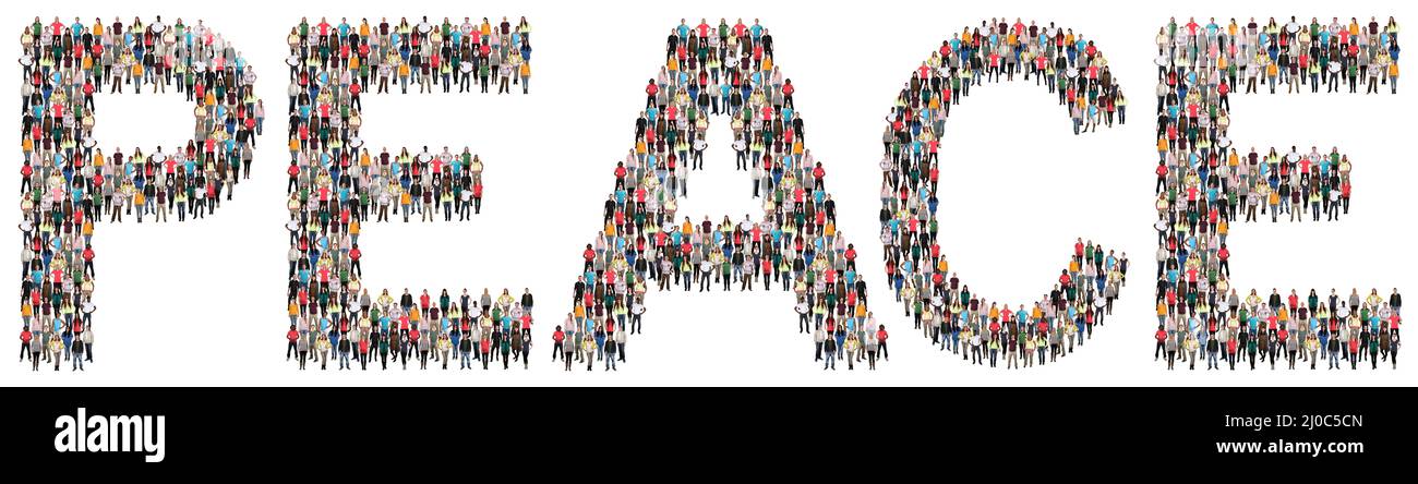 Peace peace people people group people group Stock Photo - Alamy
