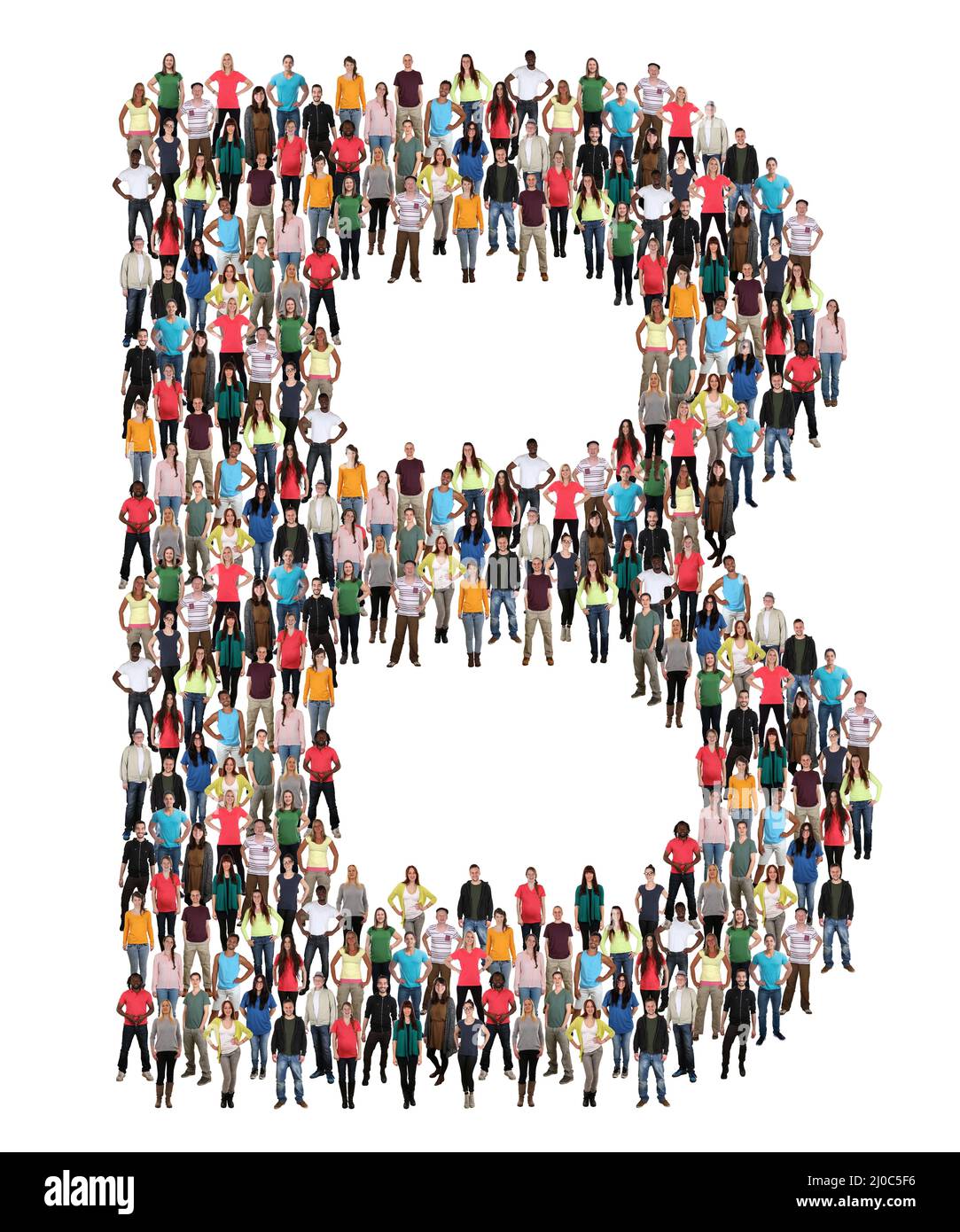 Letter B Alphabet People People Group People Group Stock Photo - Alamy