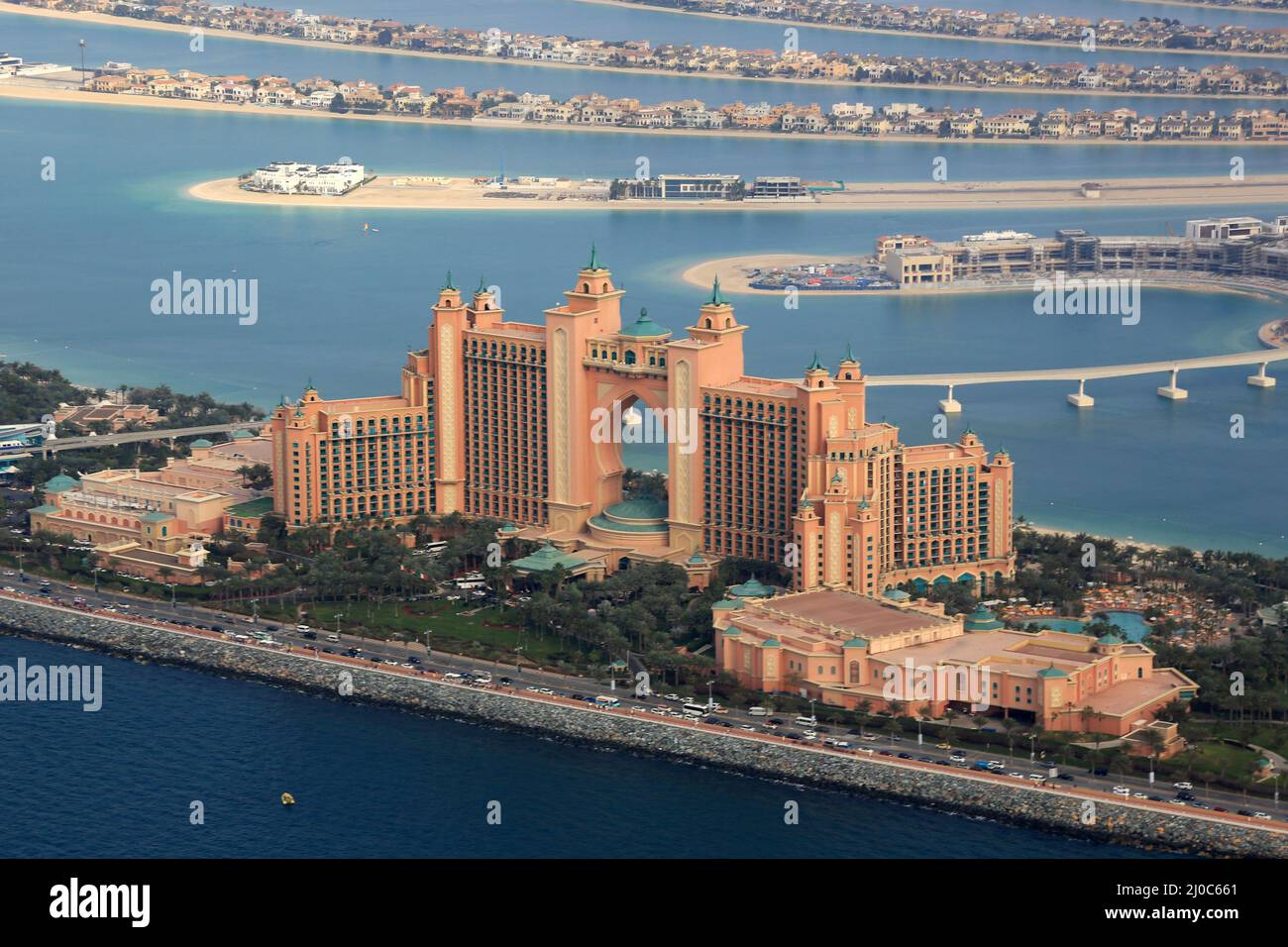 Atlantis palm aerial hi-res stock photography and images - Alamy