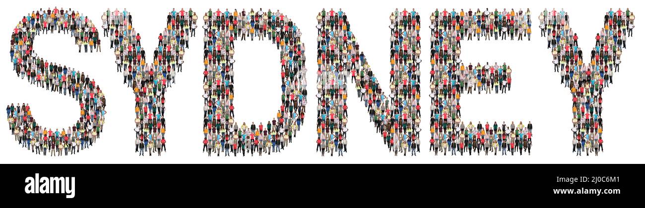 Group of people sydney hi-res stock photography and images - Alamy