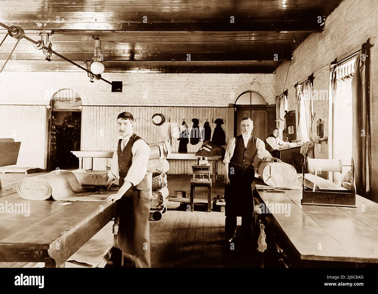 Victorian wool making hi-res stock photography and images - Alamy