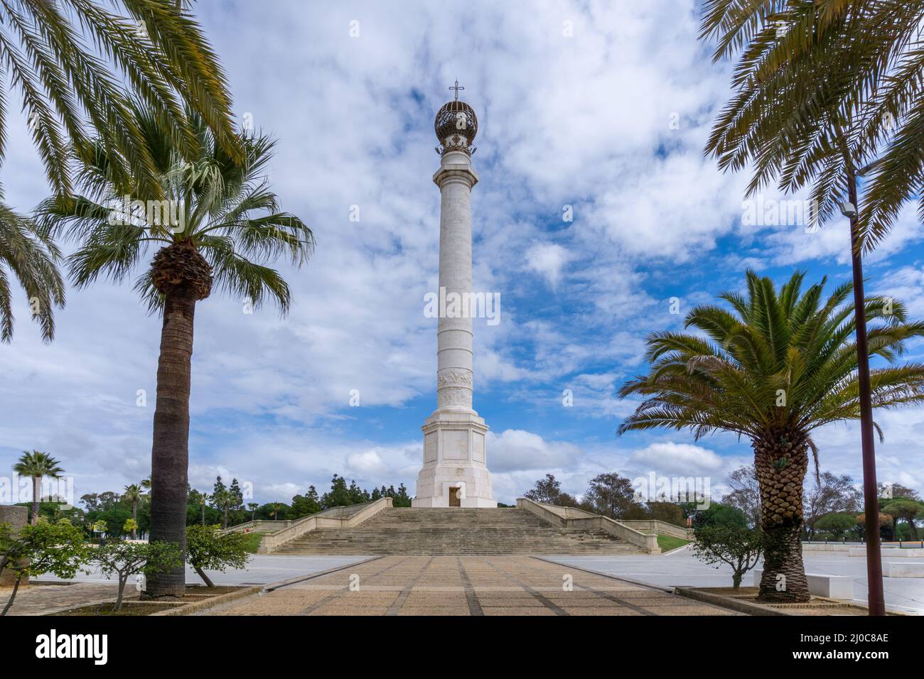 La Rabida, Spain - 14 march, 2022: the Monument to the Discoverers of ...