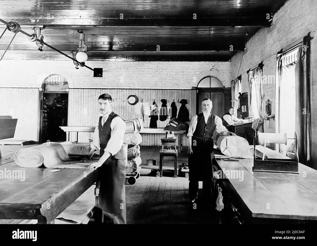 Victorian wool making hi-res stock photography and images - Alamy