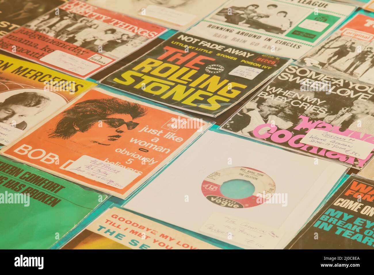 Den Bosch, The Netherlands - May 12, 2019: Various vinyl turntable ...