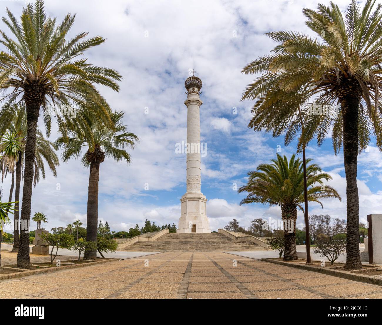 La Rabida, Spain - 14 march, 2022: the Monument to the Discoverers of ...