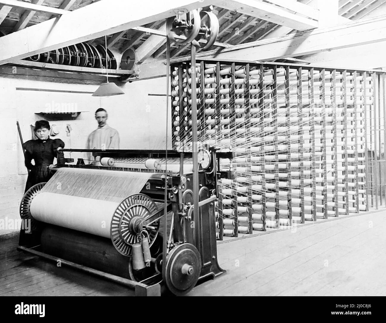 Victorian cloth manufacture hi-res stock photography and images - Alamy