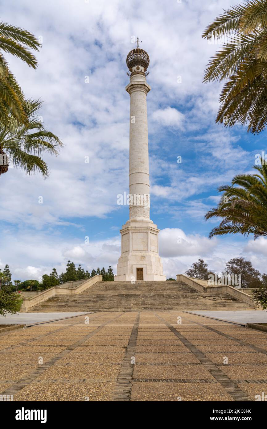 La Rabida, Spain - 14 march, 2022: the Monument to the Discoverers of ...
